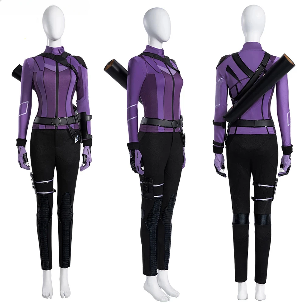 Female-Hawkeye-Kate-Bishop-Cosplay-Costume-with-Quiver-Hawkeye-Super ...