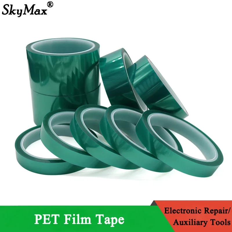 13-5pcs-PET-Film-Tape-3mm-100mm-Green-High-Temperature-Heat-Resistant ...