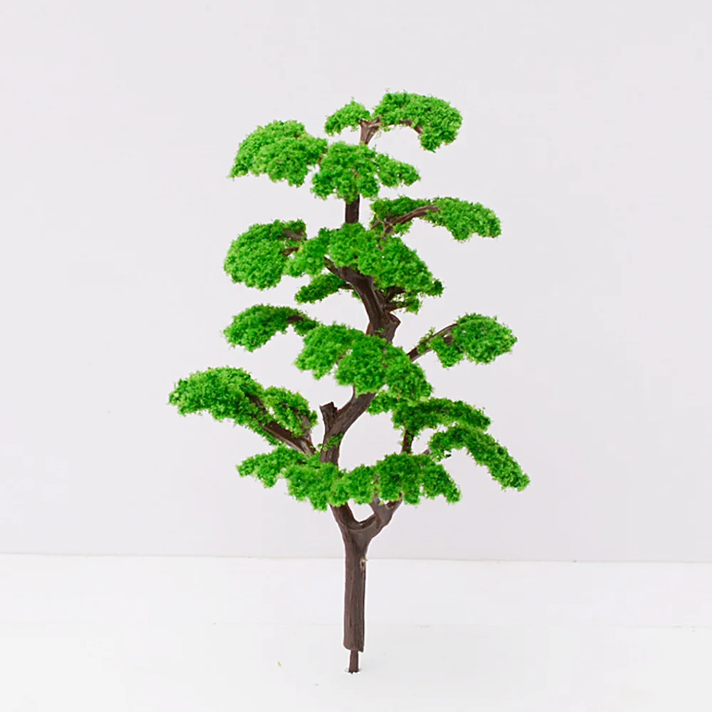 10PCS-Simulation-Tree-Scale-Model-Ornaments-Building-Sand-Table-Micro ...
