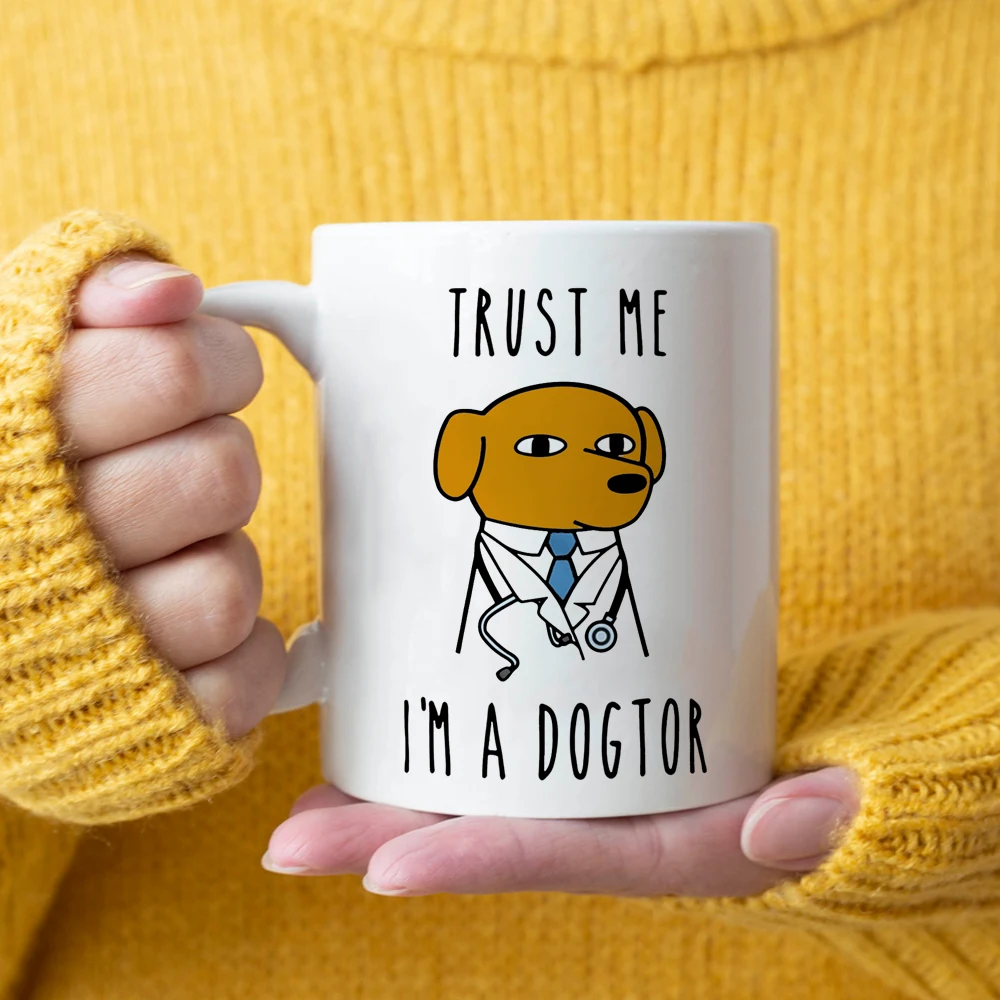 i-am-a-dogtor-coffee-mug-doctor-gift-ceramic-mug-Hospital-office-tea ...