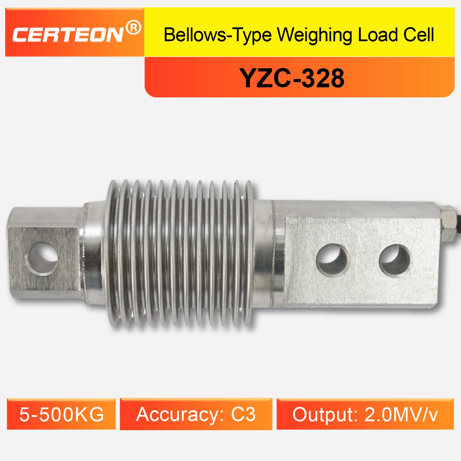Sensor de Pesaje Tipo Fuelle YZC-328 5-500KG para Báscula de Banda ...