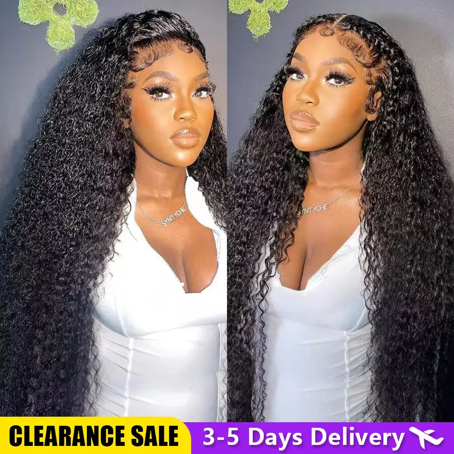 250-Water-Wave-Lace-Front-Wigs-Human-Hair-Glueless-Deep-Wave-Frontal ...