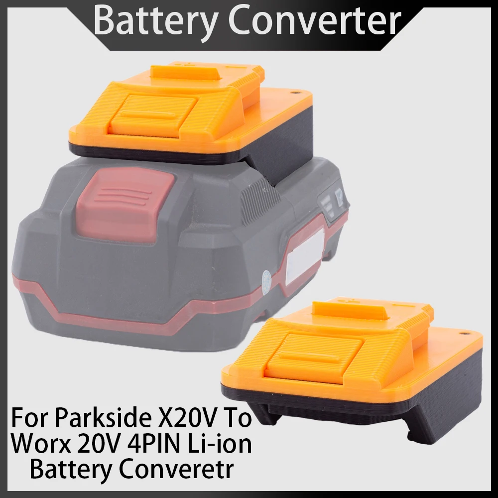 For Lidl Parkside X20V Tools Compatible with for Worx 20V 4PIN li-ion ...