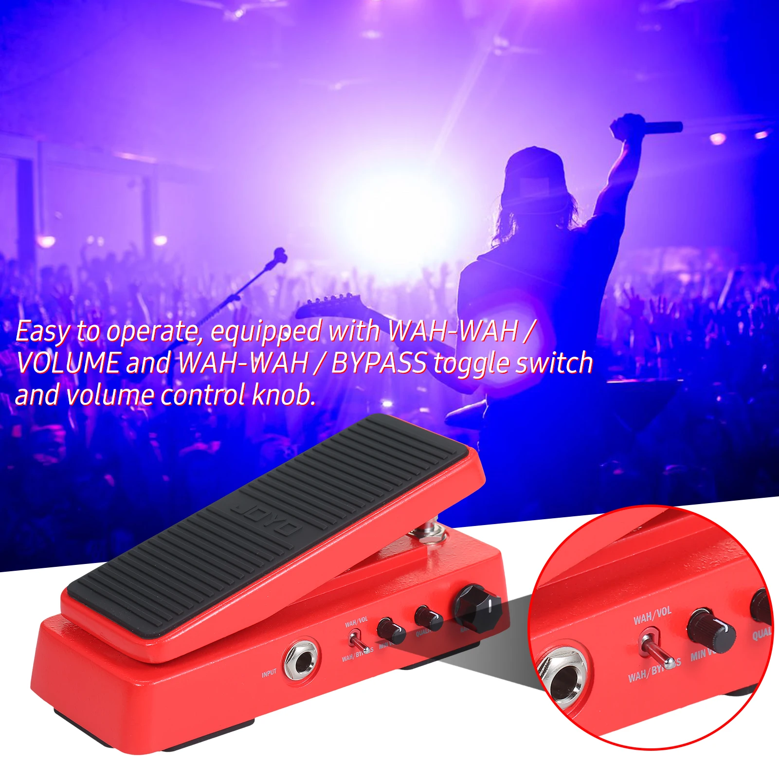 2-In-1 Electric Guitar Tones Effect Pedal with Adjustable Tones and ...