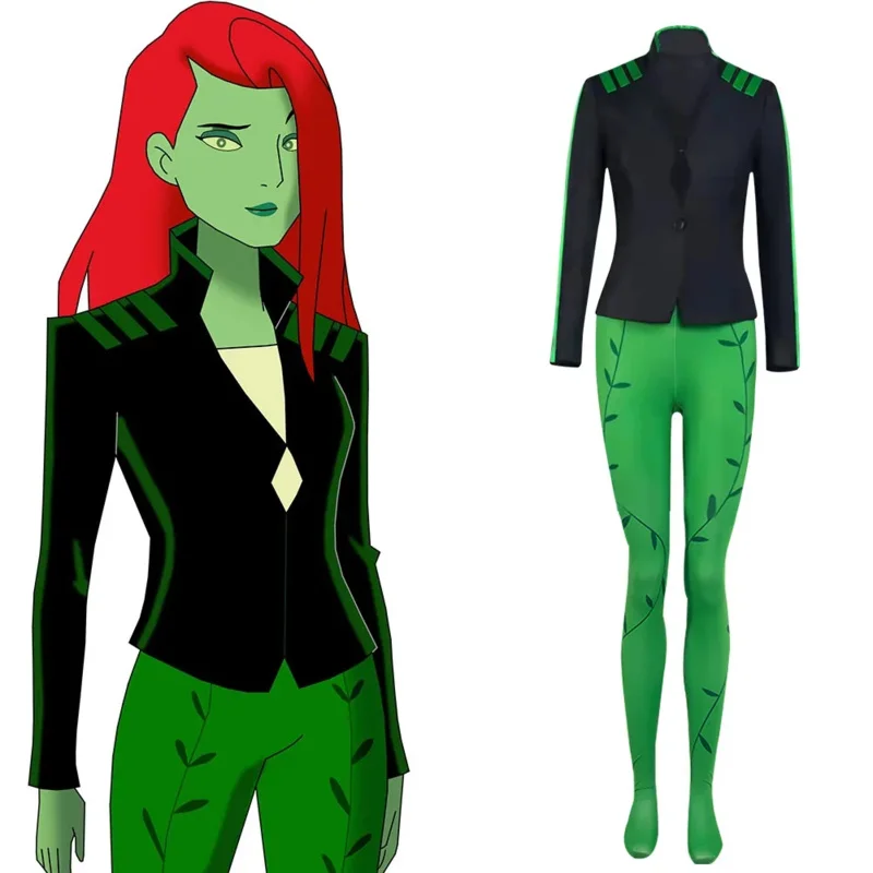 Cartoon-poison-cosplay-costumes-Ivy-Women-clown-suits-Halloween ...