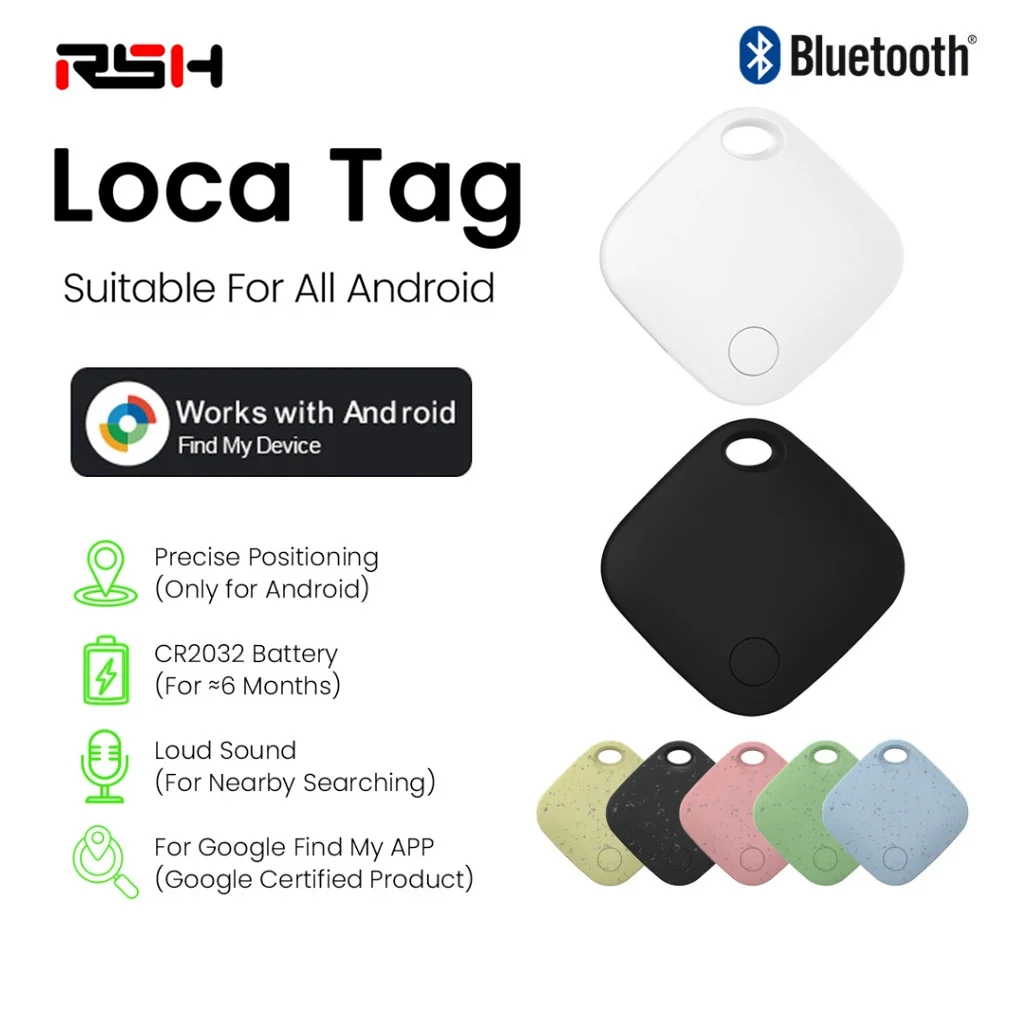 For Android RSH Loca Tag GPS Tracker Mini Item Finder Anti-Lost ...