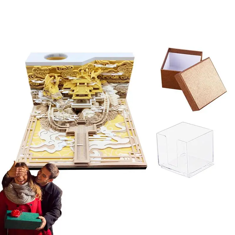 3D-Calendar-Memo-Pad-Tiantan-Dragon-Notes-Paper-Art-Artistic-Calendar ...