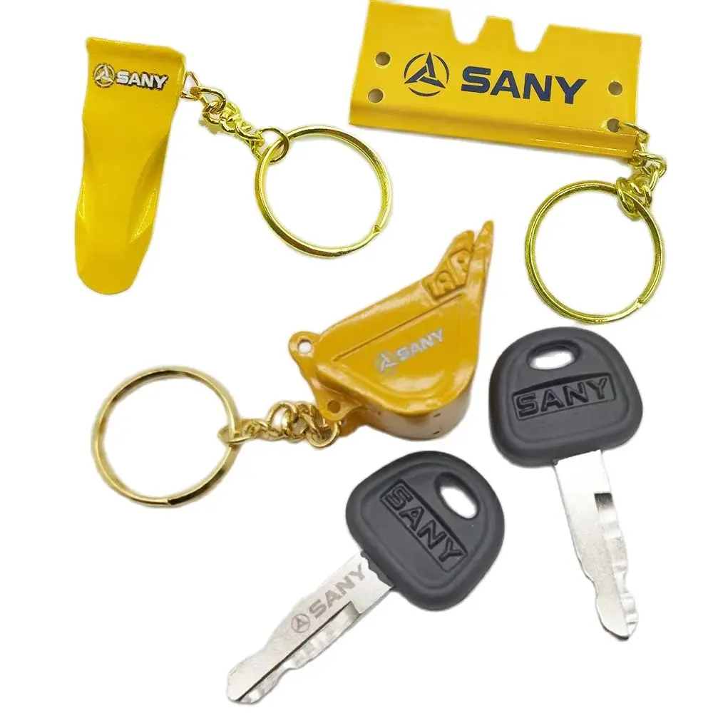 For-SY55-60-75-115-205-215-235C-8-9-excavator-ignition-key-with-Bucket ...