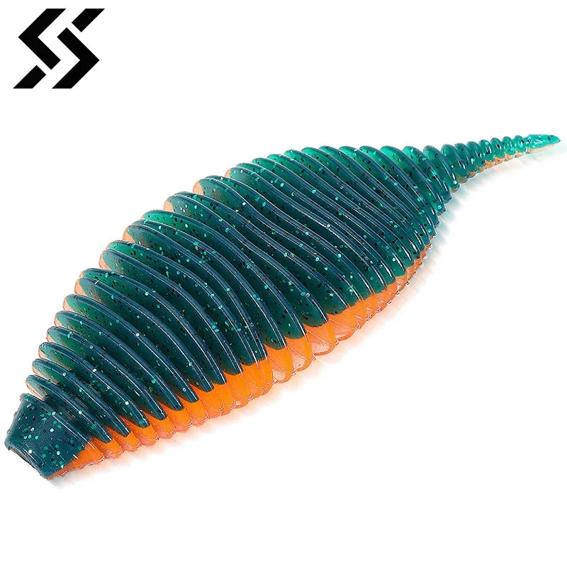 Sougayilang-5PCS-Fishing-Lure-Bellows-Gill-Worm-Fishing-Lure-10cm-13g-7 ...