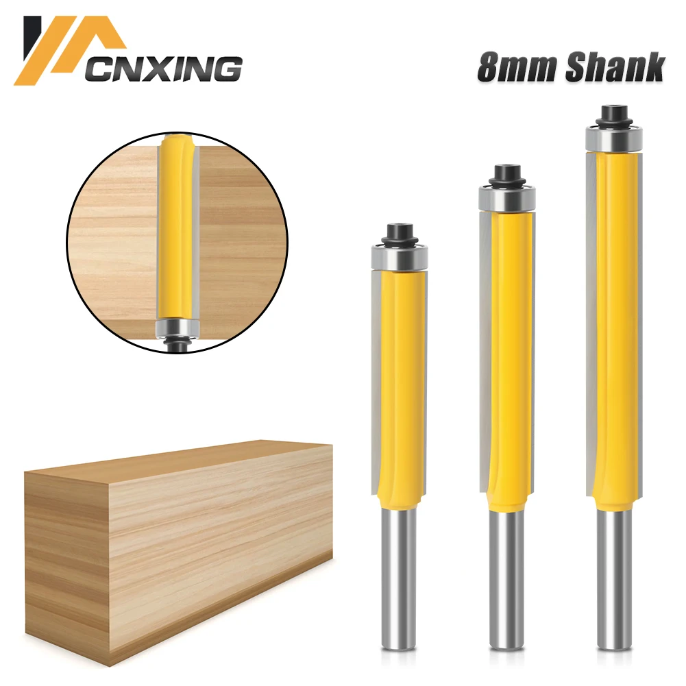 8mm Shank Long Blade Flush Trim Router Bit For Woodworking Cutting Tool ...