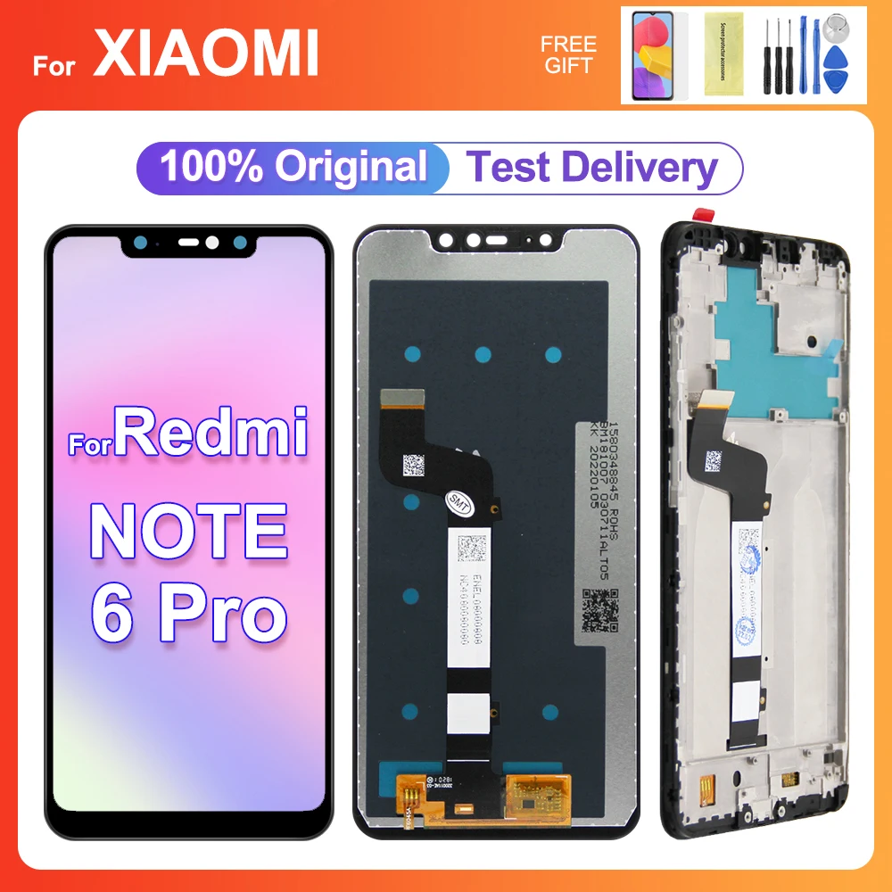Pantalla-LCD-Original-de-6-26-pulgadas-para-Xiaomi-Redmi-Note-6-Pro ...