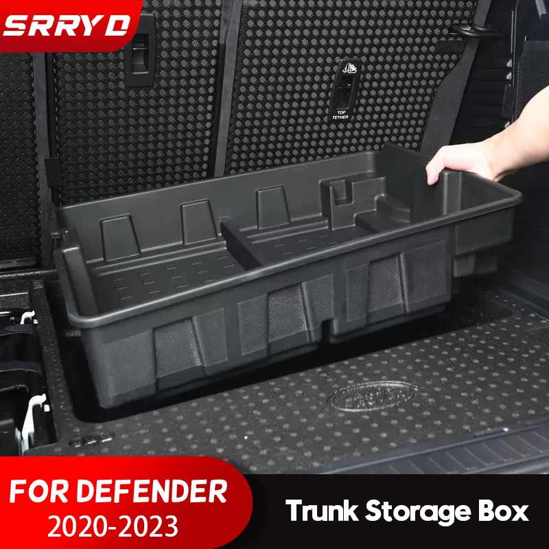 For Land Rover Defender 110 20-2022 Car Trunk Bottom Storage ...