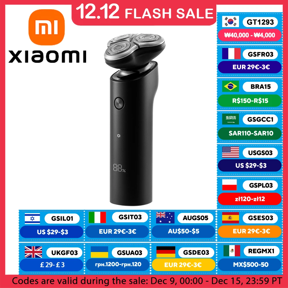 XIAOMI-MIJIA-S500-Electric-Shaver-Clipper-Triple-Blade-Trimmer-For-Men ...
