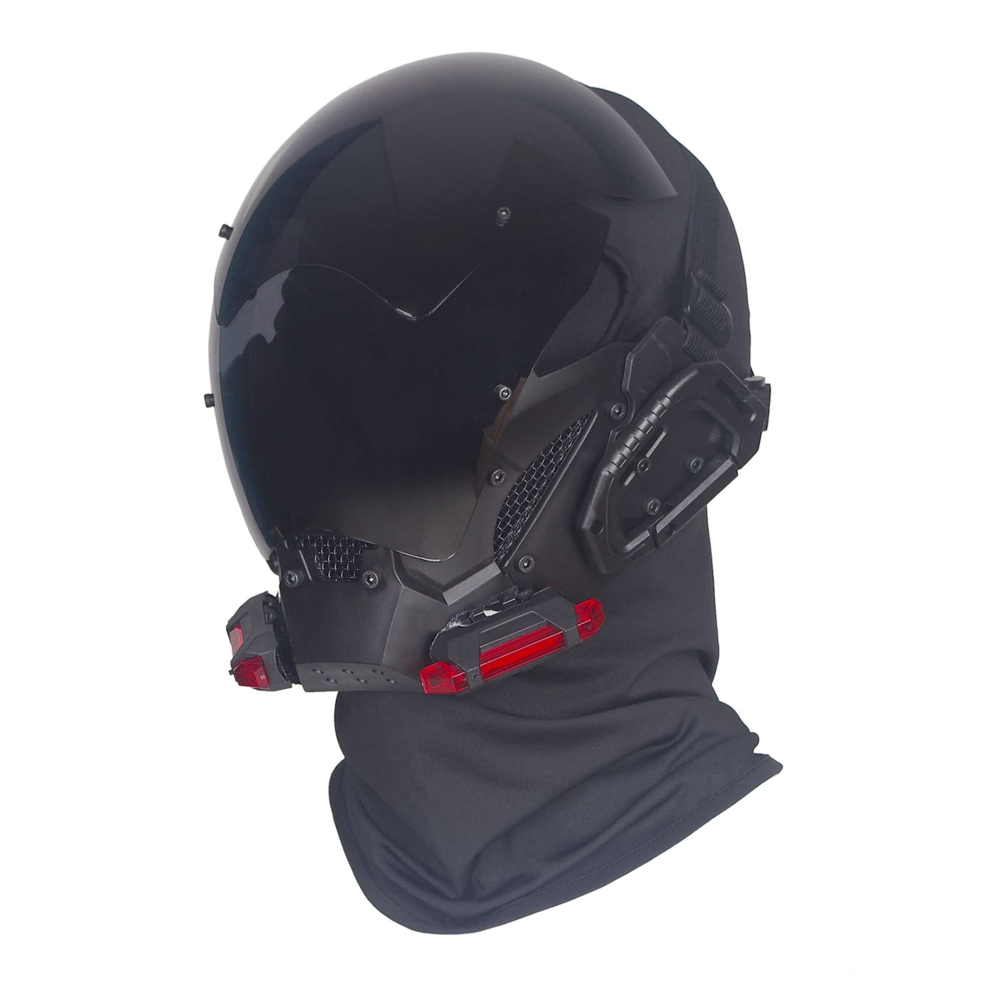 Transformable-Diy-CyberPunk-Colorful-Light-Helmet-Mask-Cosplay-Masks ...
