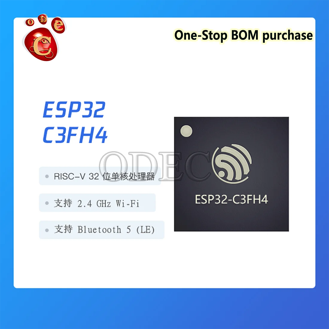 ESP32-C3-ESP32-C3FH4-Chip-C3FH4-ESP32-C3-C3FH4-Supports-Wi-Fi-Bluetooth ...