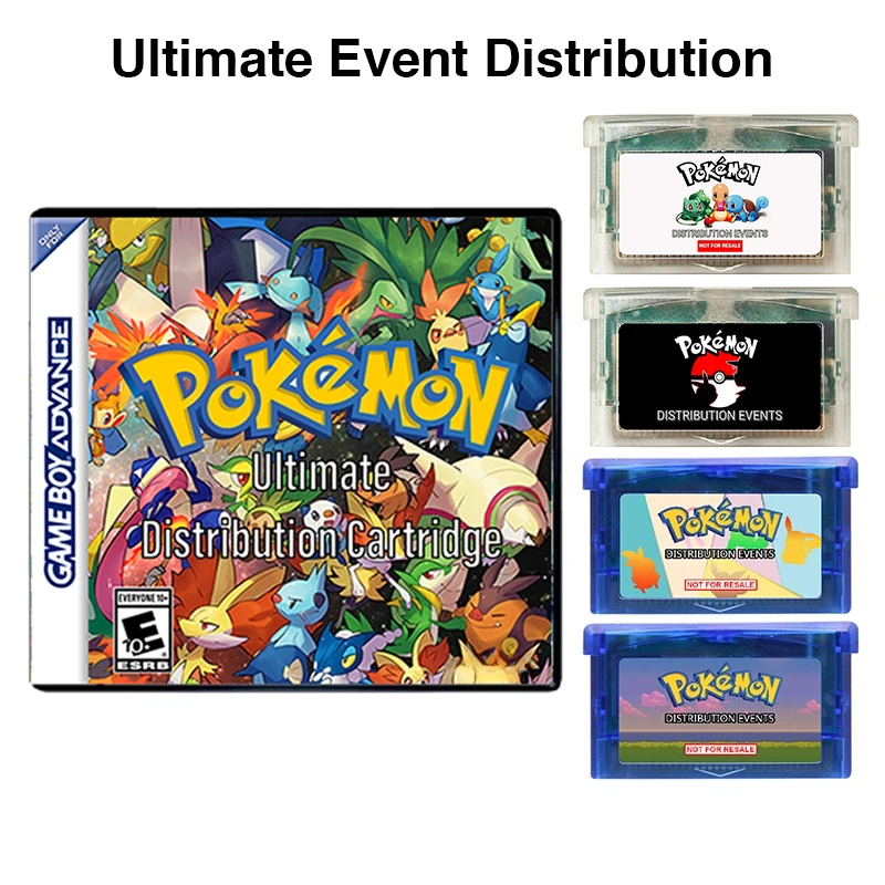 Pokemon Ultimate Event Distribution Video Game Cartridge for Generation ...