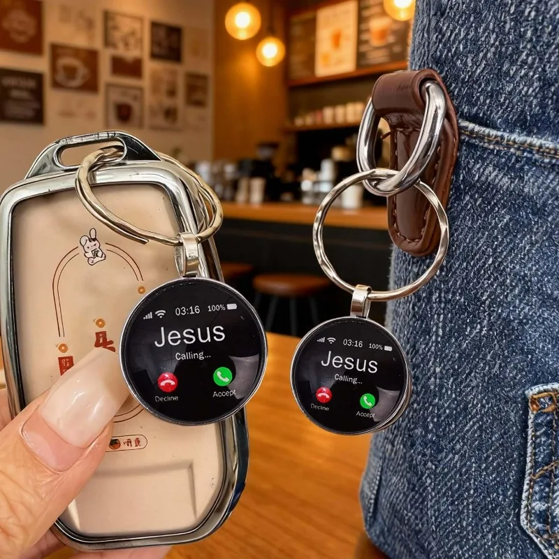 Jesus Calling Keychain Unique Accessory Metal Durable Keyring for ...