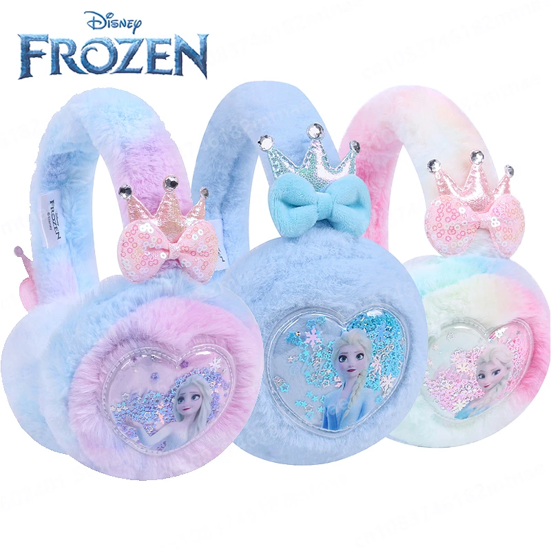 Disney-Frozen-Series-Quicksand-Pattern-Children-s-Earmuffs-Winter-Warm ...