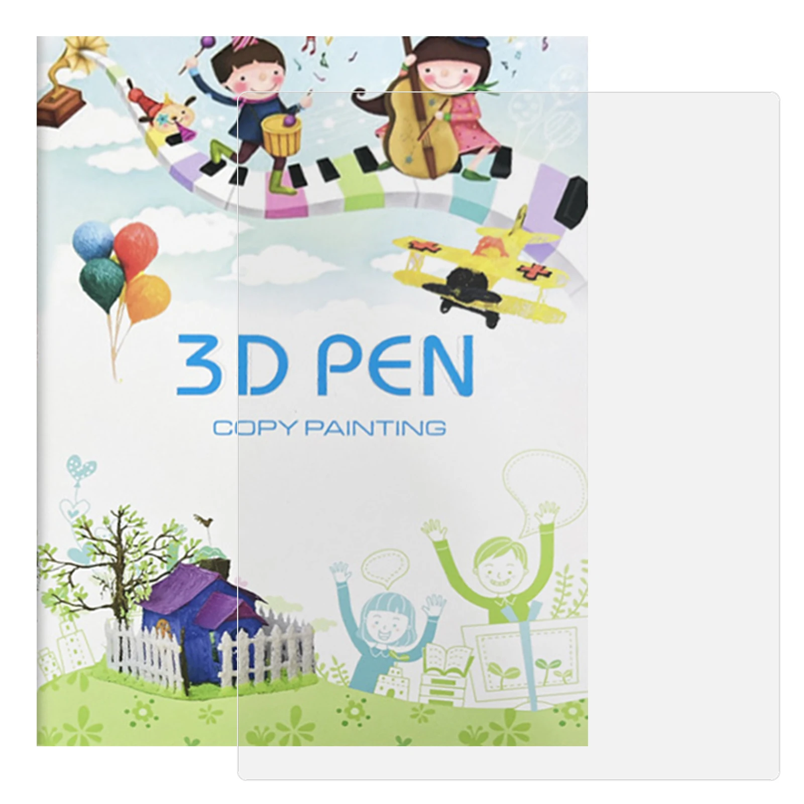 Reusable-Transparent-3D-Pen-Template-For-Children-40-Patterns-DIY-Craft ...