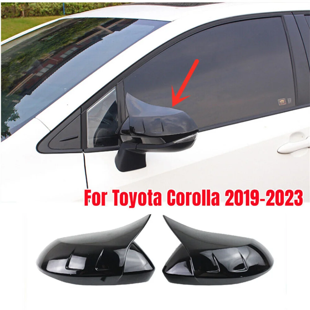 For-Toyota-Corolla-2019-2020-2021-Rearview-Mirror-Mirror-Cover-Modified ...
