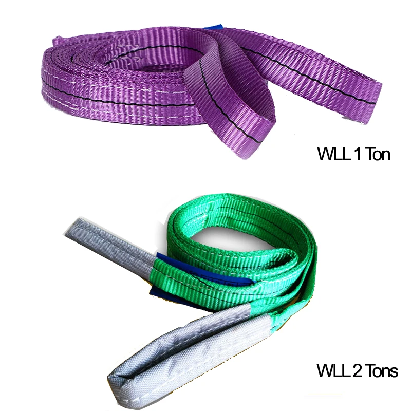 High Strength Polyester Fiber Woven Sling Used For Lifting Goods With ...