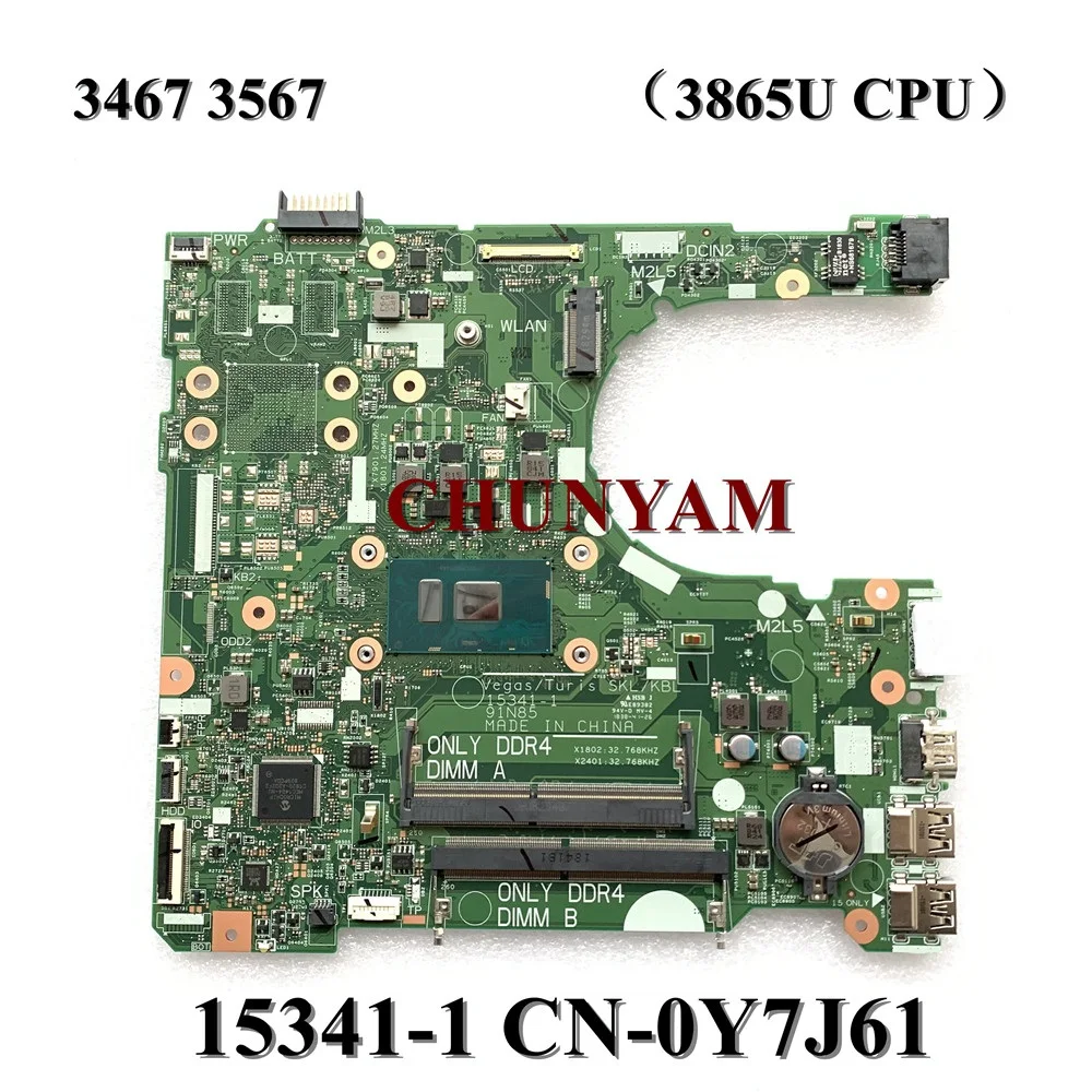 15341-1-For-Dell-Inspiron-14-3467-15-3567-LAPTOP-Motherboard-D71DF ...