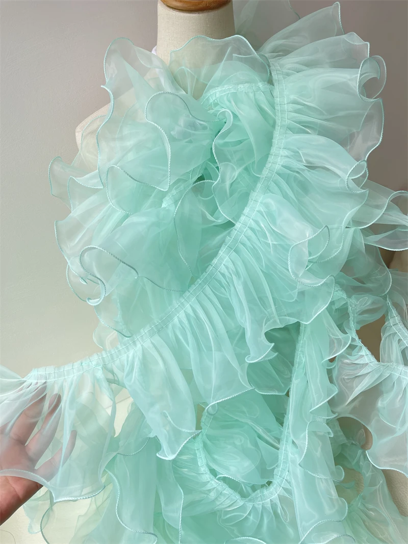 2meters-Pleated-Sewing-Fabric-Ruffle-Lace-Ribbon-Trim-For-Garments ...