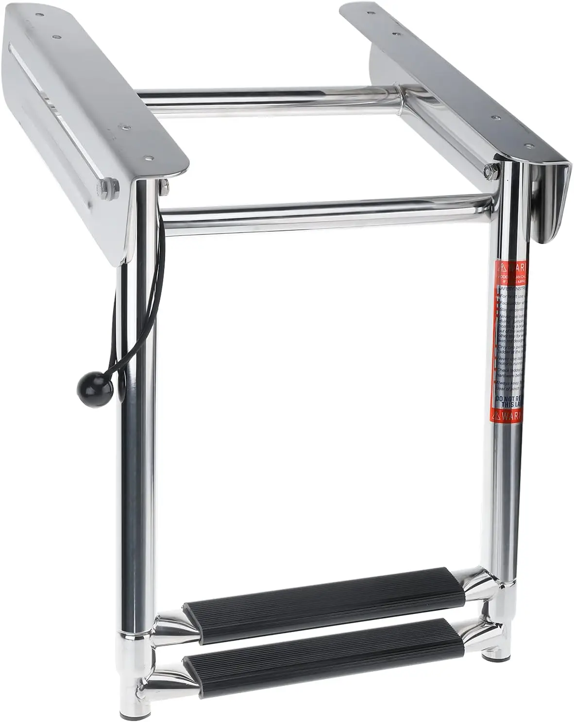 2-Step-Pulley-Stainless-Steel-Telescoping-Marine-Boat-Ladder-Swim-Step ...
