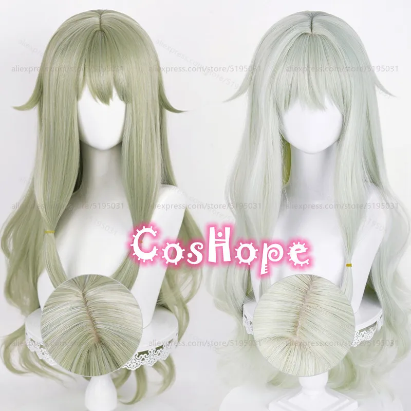 Kusanagi Nene Cosplay Wig 80cm Long Green Wig Cosplay Anime Heat ...