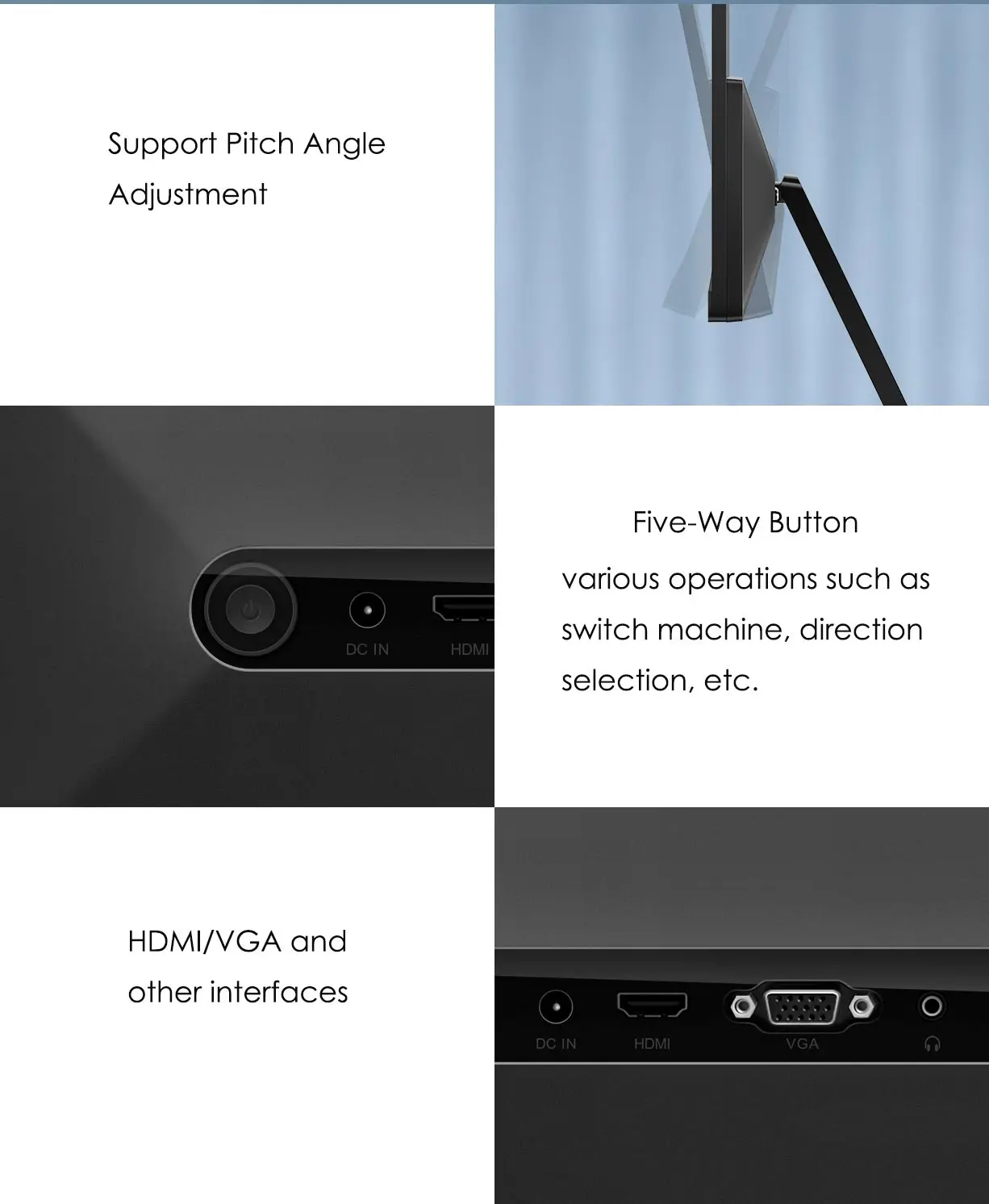 Xiaomi Redmi Monitor 27 Inch 2K 60Hz 6ms IPS Display Screen Ultra Thin ...