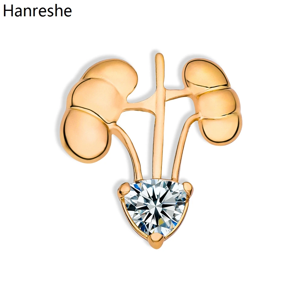 Hanreshe-Inlaid-Crystal-Luxury-Kidney-Brooch-Anatomy-Medical-Classic ...