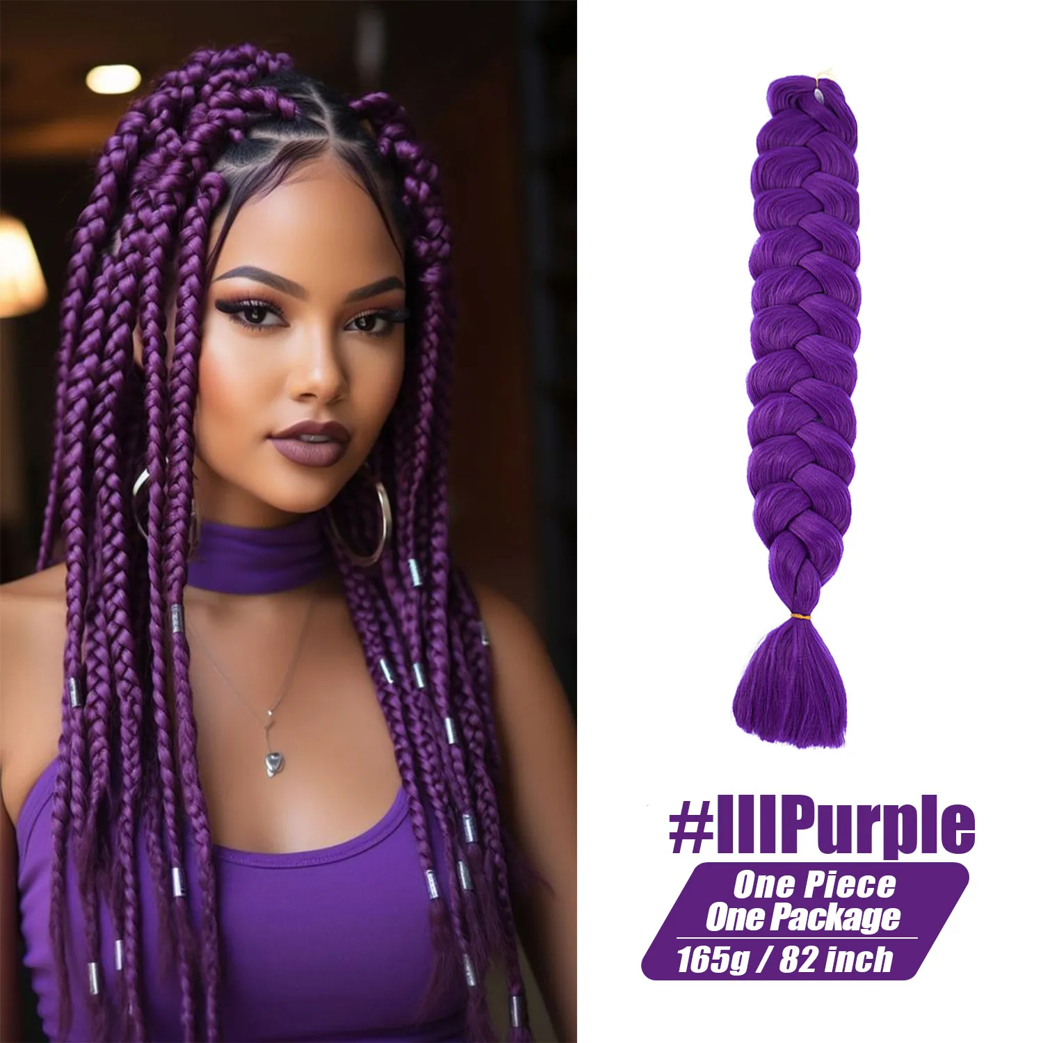 Kanekalon-Jumbo-Braiding-Hair-Extensions-High-Temperature-Fiber-Crochet ...