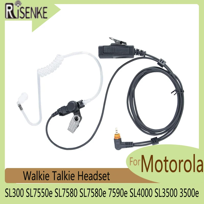 RISENKE-Auriculares-de-Walkie-Talkie-para-Motorola-SL1K-TLK100-SL300 ...