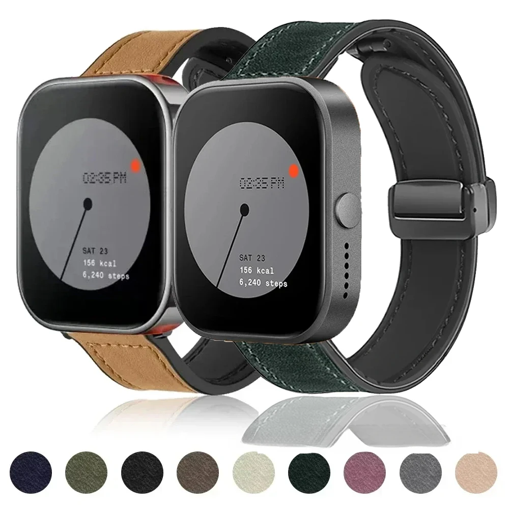 Leather-Silicone-Strap-for-CMF-Watch-Pro-Band-Wristband-Bracelet-for ...