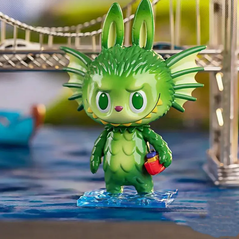 POPMART Labubu و قزم وحوش Kaiju صندوق الغموض تخمين حقيبة اللعب دمية لطيف أنيمي الشكل سطح المكتب ...