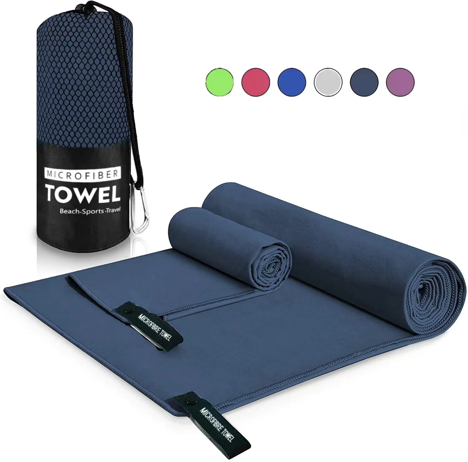 Sports-Microfiber-Quick-Dry-Pocket-Towel-Portable-Ultralight-Absorbent ...