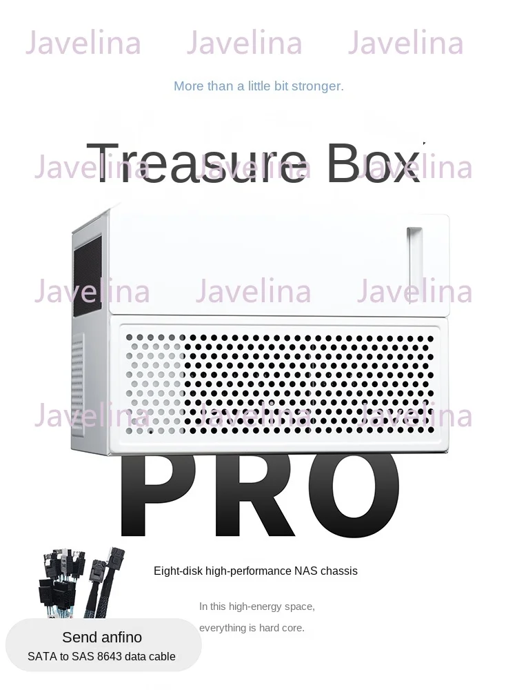 New-2024-Treasure-Box-Pro-eight-disk-NAS-AIO-storage-server-chassis-ATX ...