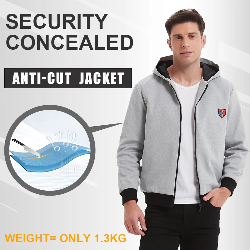 Personal-Protective-Cut-Resistant-Long-Sleeve-Hooded-Coat-Safety-VIP ...