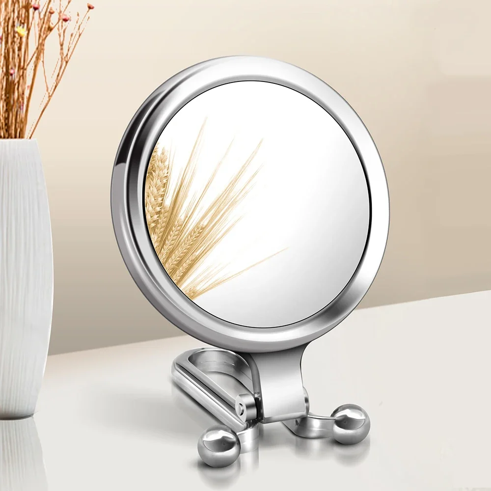 2/5/10X Magnifying Makeup Mirror Handheld Makeup Folding Hand Pocket ...