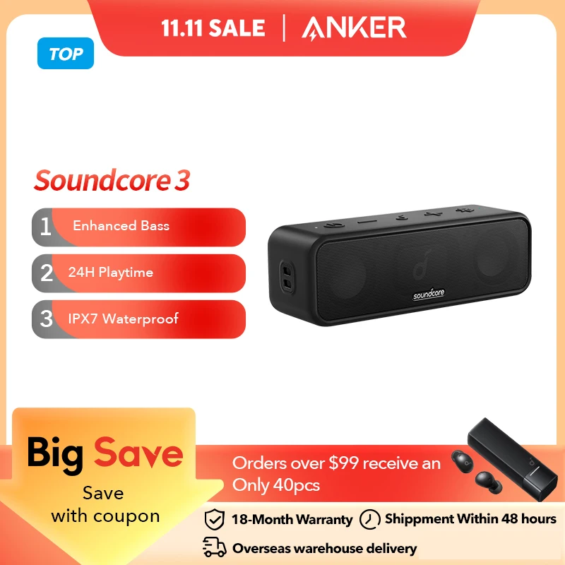Soundcore-3-Bluetooth-Speaker-with-Stereo-Sound-Pure-Titanium-Diaphragm ...