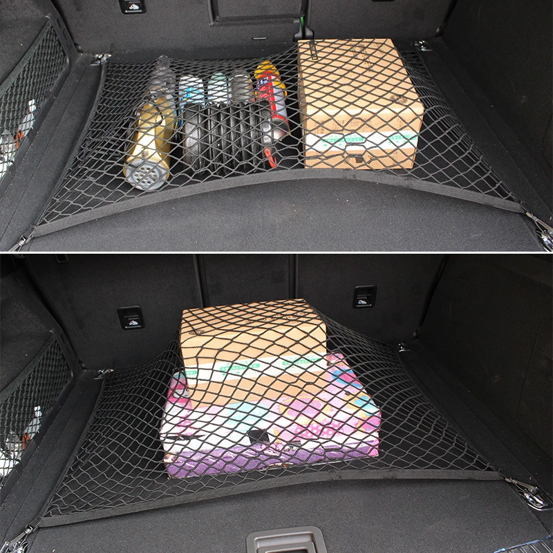 70*70cm Car Trunk Net Boot String Mesh Elastic Nylon Rear Back Cargo ...