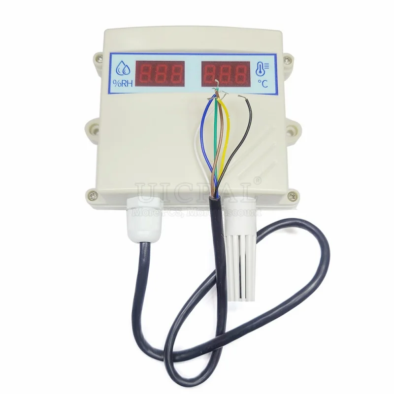 Temperature Humidity Sensor Probe with Digital Display Transmitter ...