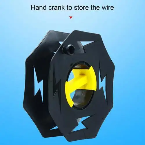 Empty-Cable-Tidy-Reel-Black-Extension-Cable-Winder-Cord-Organizer-Home ...