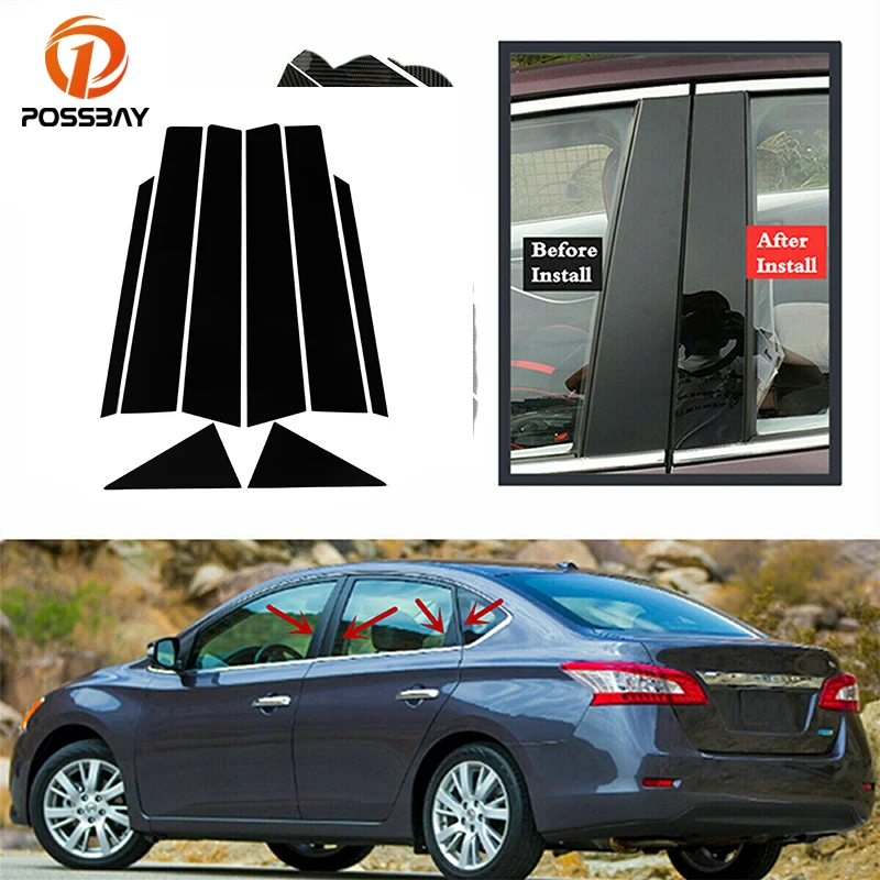 8PCS-Pillar-Posts-for-Nissan-Sentra-2013-2014-2015-2016-2017-2018-2019 ...