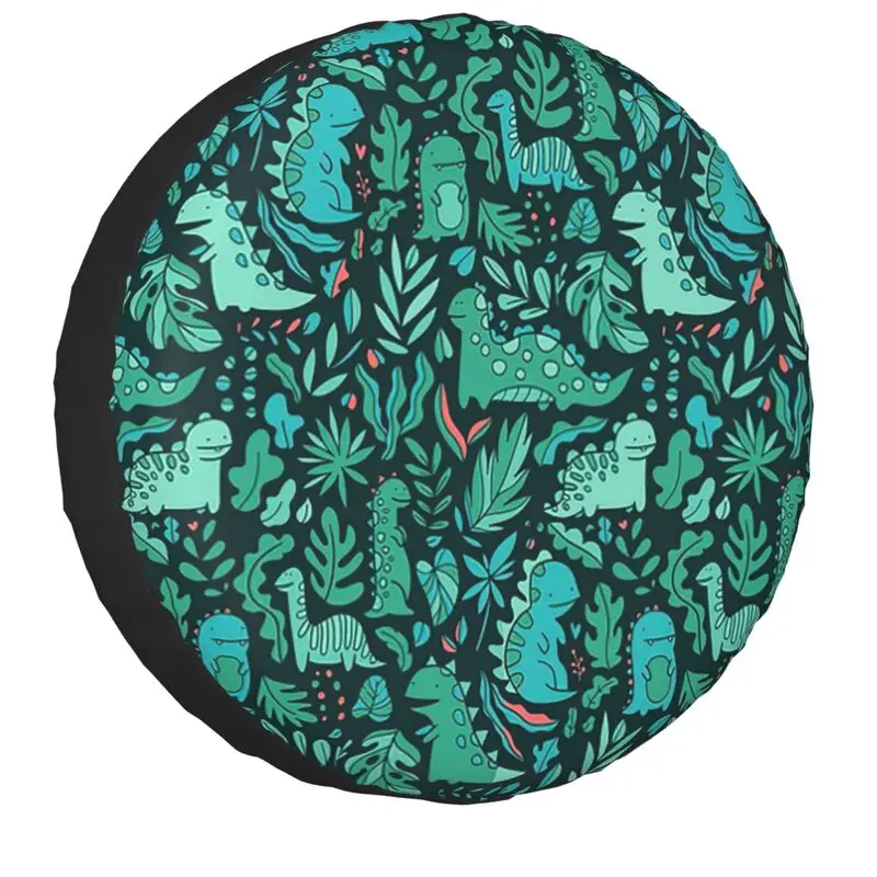 cute-dinosaurs-and-tropical-leaves-tire-cover-4wd-4x4-rv-animal-spare