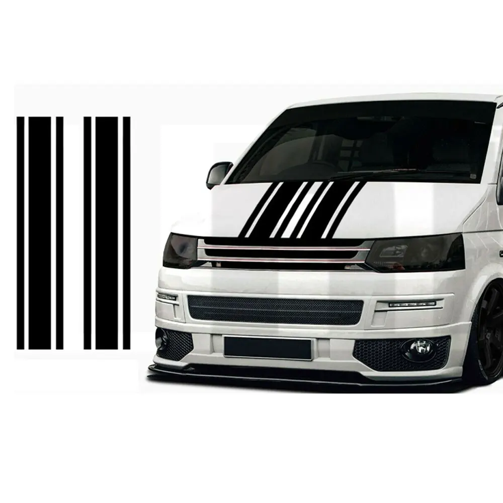 Bonnet-Stripe-Stickers-For-VW-Transporter-T5-T6-T4-Sticker-Vinyl-Decal ...