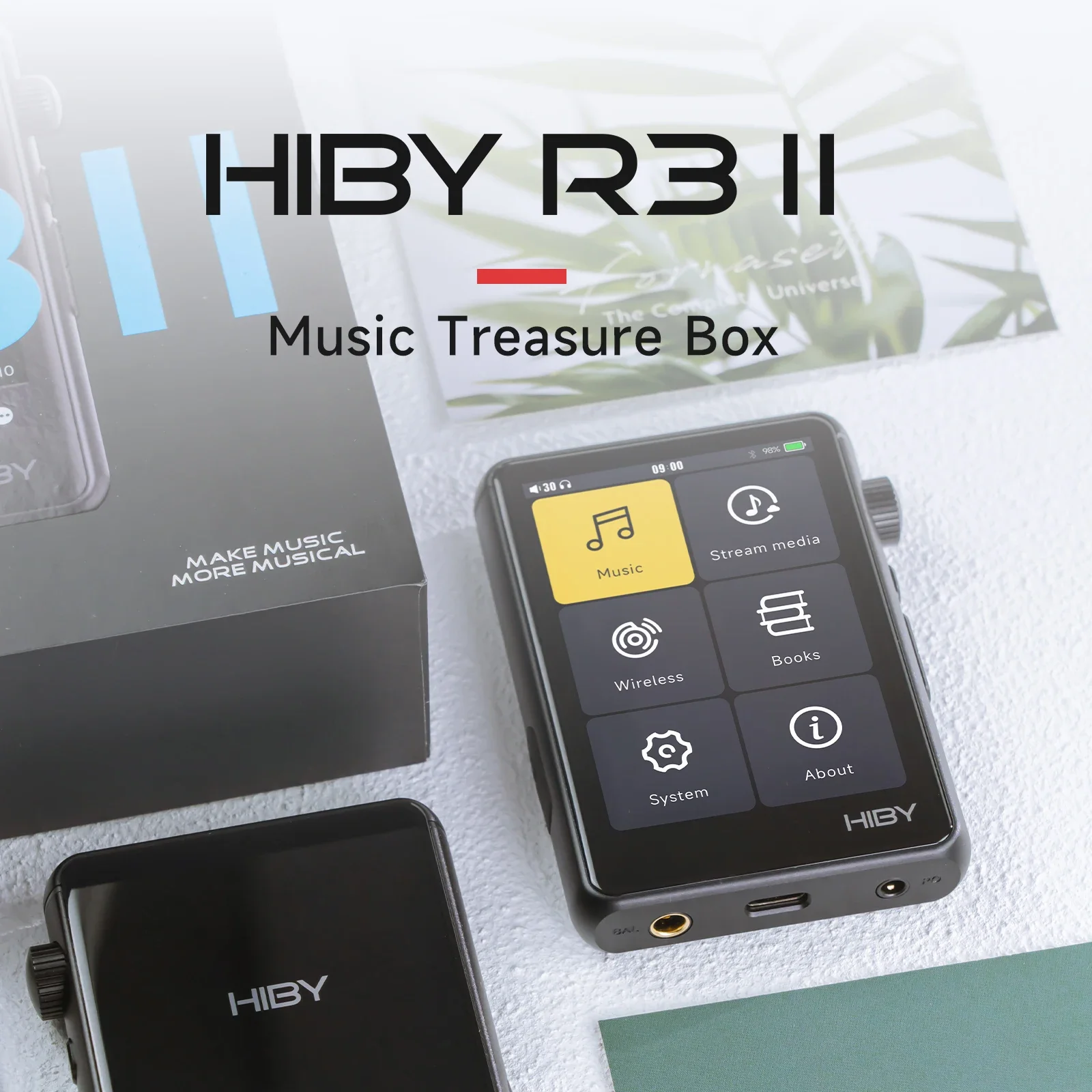 HiBy-R3-II-R3-Gen-2-Bluetooth-WiFi-Music-Player-MP3-HiFi-Audio-Player ...