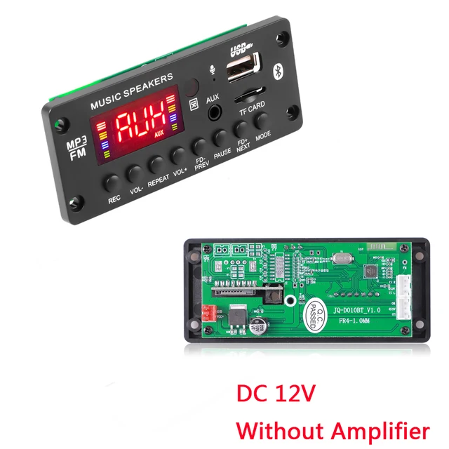 Wireless Bluetooth MP3 Decoder Board Car MP3 Lossless Music Audio ...