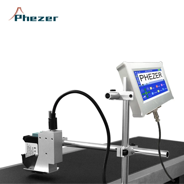 Phezer 12.7/25.4mm DW100/DW-MAX Label Printer Online Inkjet Printer ...