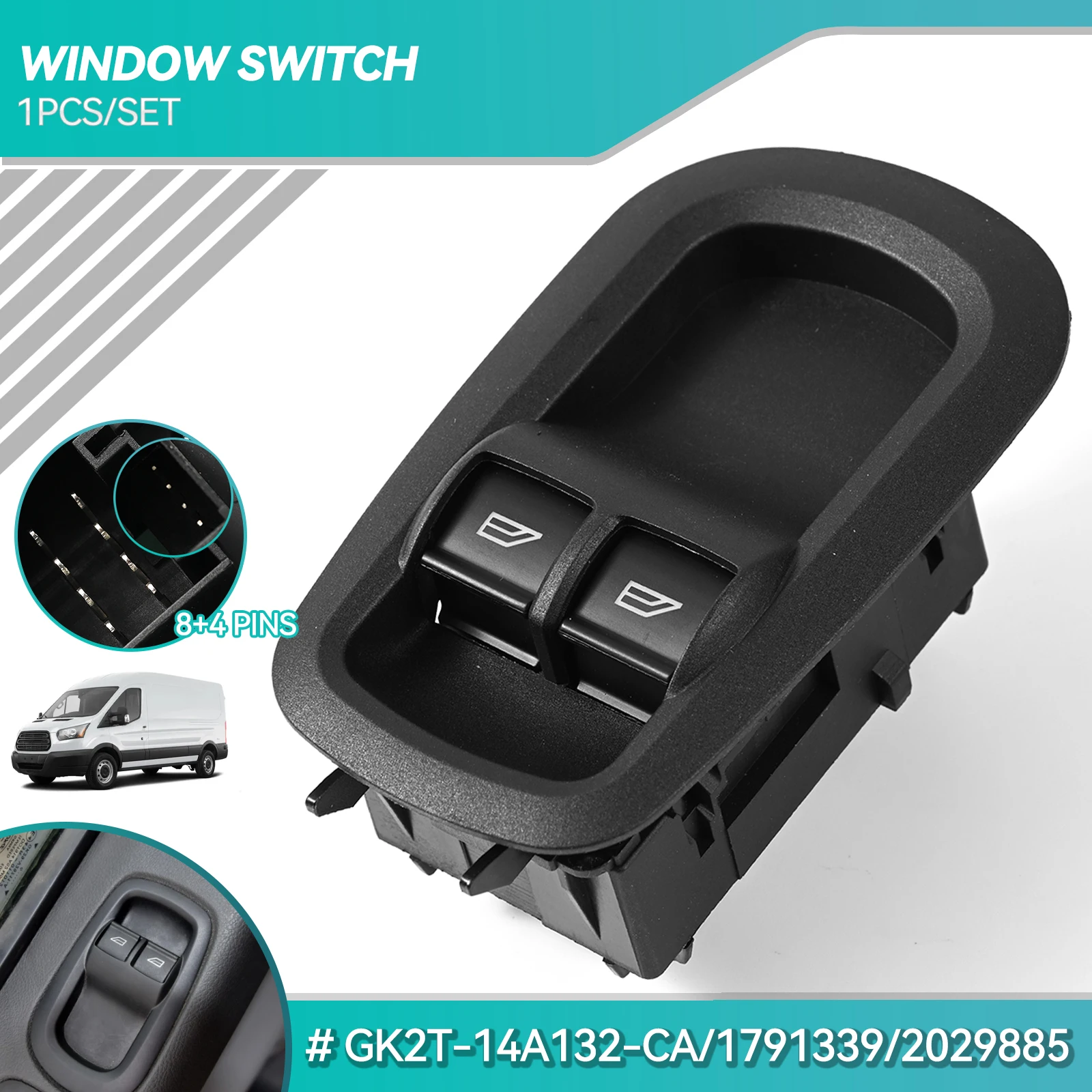 1791339-Double-Door-Power-Window-Lifter-Control-Switch-Button-Driver ...